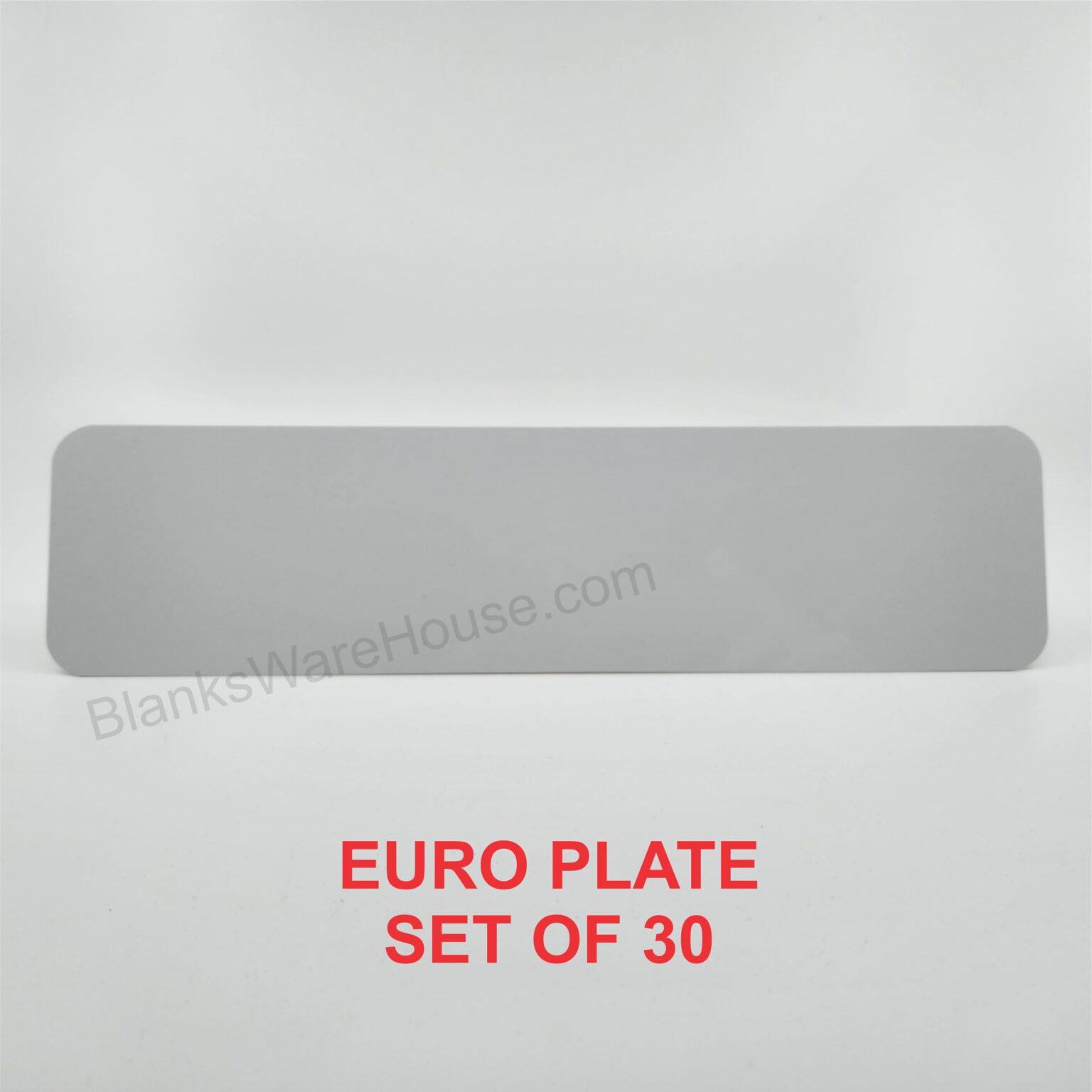 European License Plates / EURO TAG - 30 Pieces - BlanksWareHouse