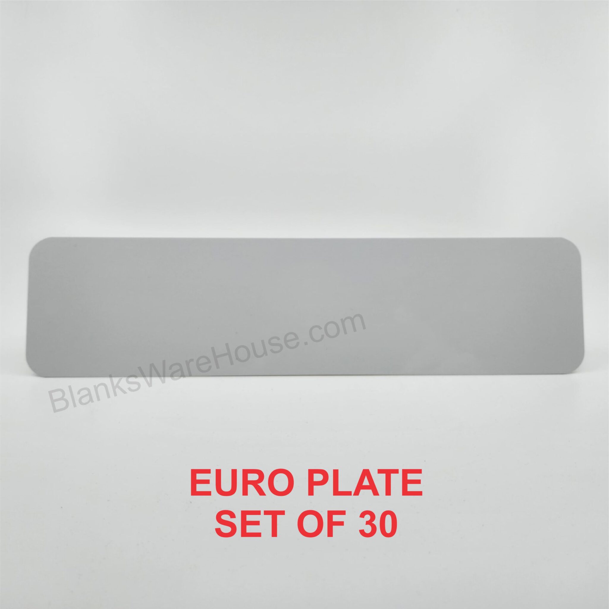 European License Plates / EURO TAG - 30 Pieces - BlanksWareHouse